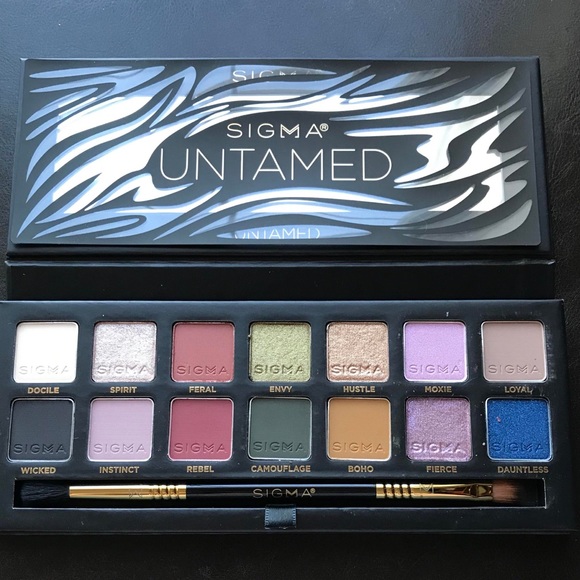 Sigma Beauty | Makeup | Sigma Untamed Eyeshadow Palette Wdualended ...